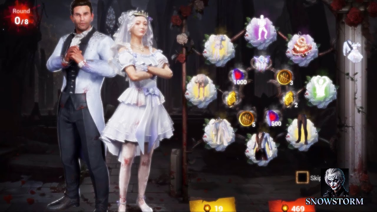 Wedding Gown Gacha Bloody Spin Marriage General Outfits Dead By