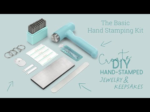 Impressart Basic Hand Stamping Kit For Metal Stamping Jewelry Youtube