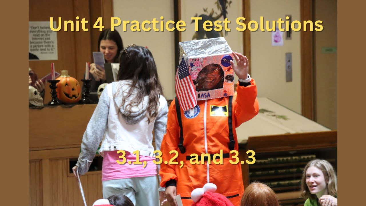 Unit 4 Practice Test Solutions Part Two Youtube