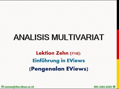 Pengenalan Eviews Youtube