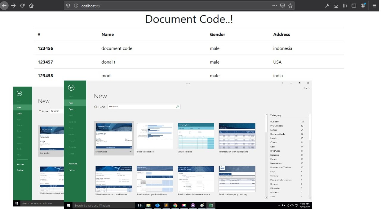 Codeigniter Import Data From Microsoft Excel Youtube