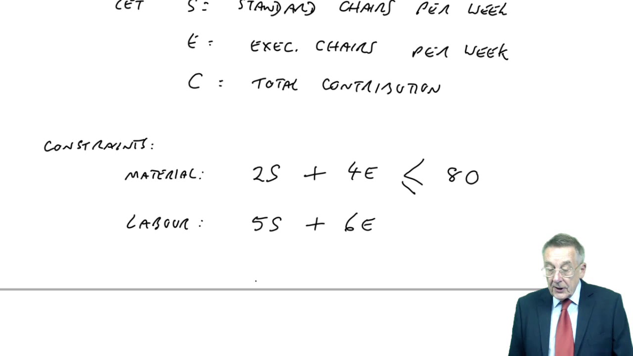 Linear Programming Part 1 Cima P1 Youtube