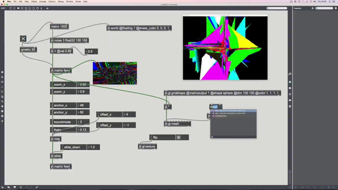 Max Tutorial Glitchy 3d Visuals Ned Rush Youtube