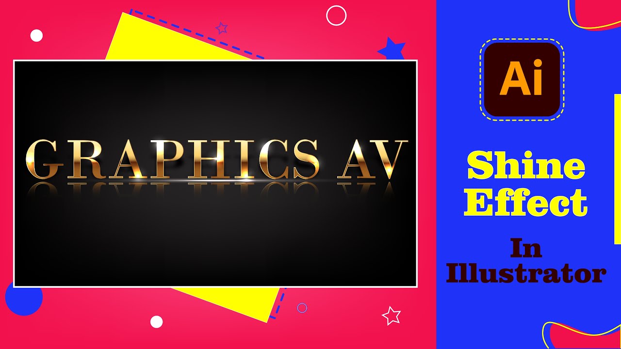 How To Create A Text Shine Effect In Illustrator Without Spending