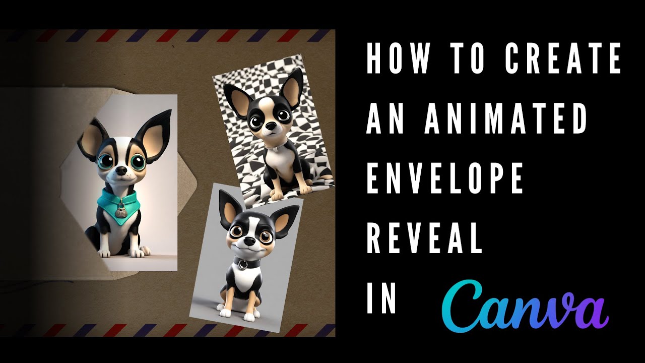 How To Create An Animated Envelope Reveal In Canva Youtube