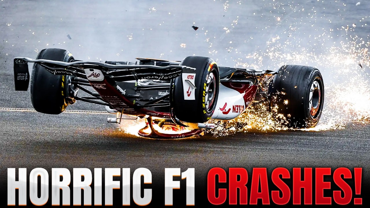 The Most Insane Crashes F1 Drivers Survived Youtube