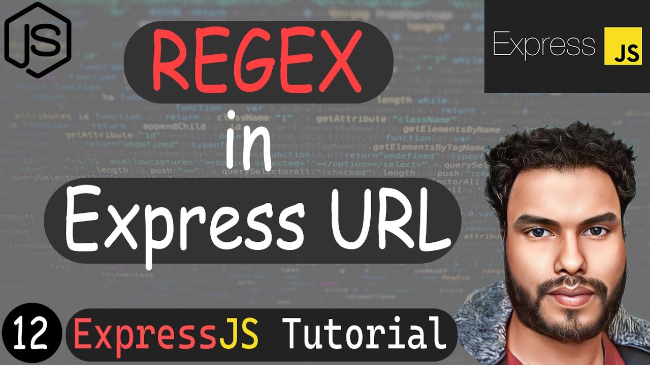 Url Building Using Regex In Express Express Js Tutorial Youtube