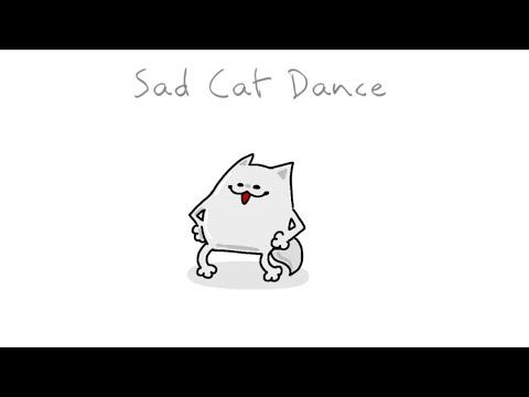 Sad Cat Dance Animation Meme Lazy Youtube