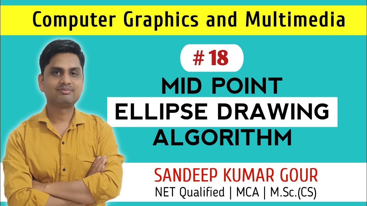 Mid Point Ellipse Drawing Algorithm Computer Graphics And Multimedia