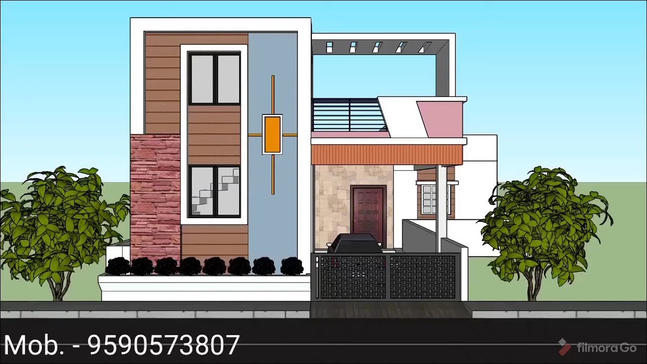 Ground Floor Elevation Design East Facing Plans In Indian House