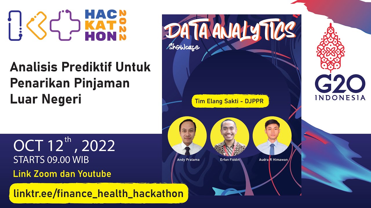 Webinar Hackathon Showcase 1 Data Analytics Youtube
