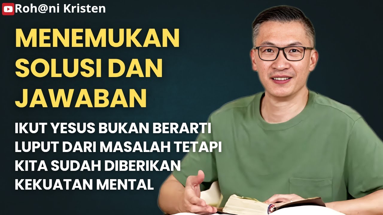 Menemukan Solusi Dan Jawaban Philip Mantofa Roh Ni Kristen Rohani