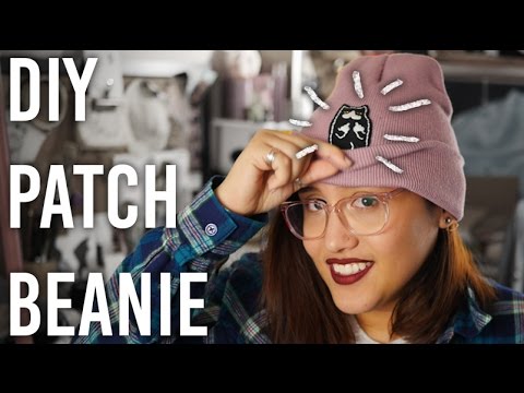 How To Make Patch Beanie Diy Youtube
