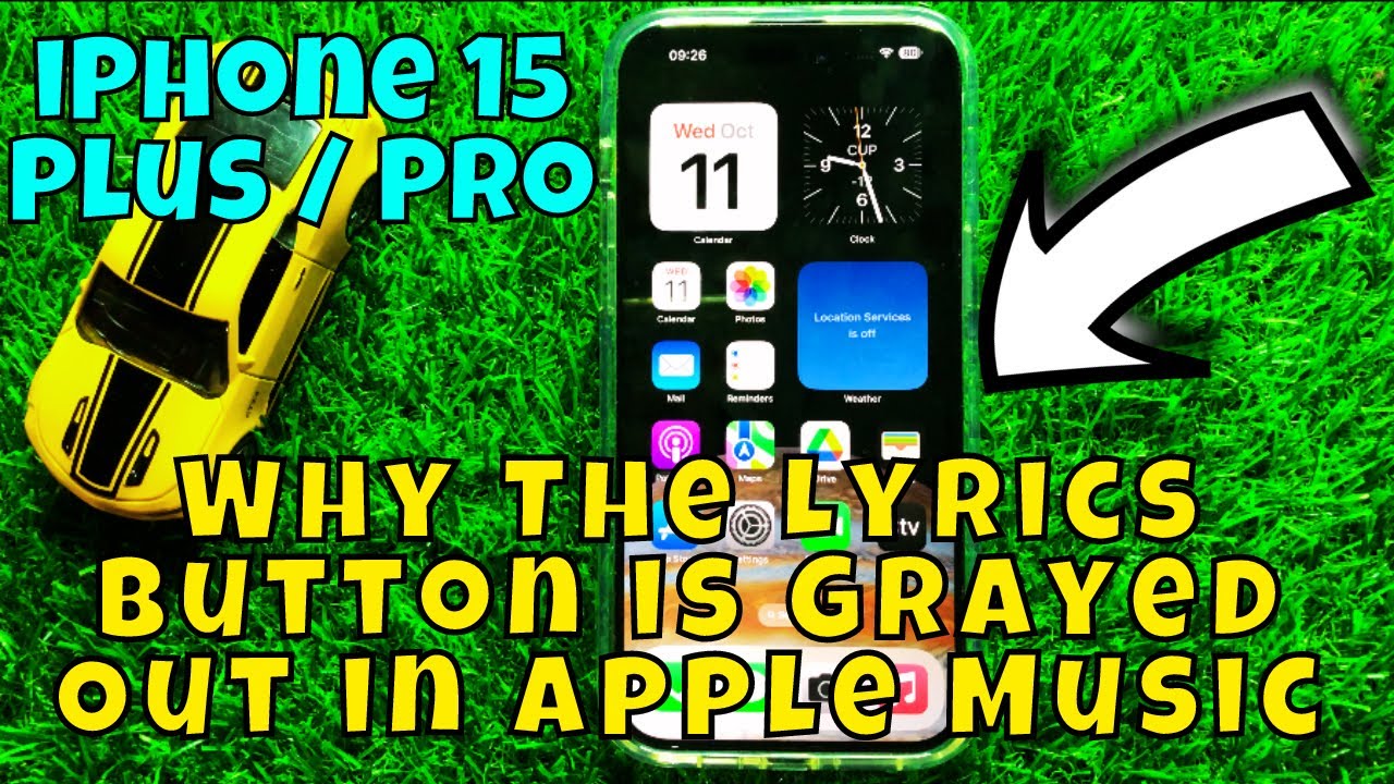 Iphone 15 Plus Pro Why The Lyrics Button Is Grayed Out In Apple