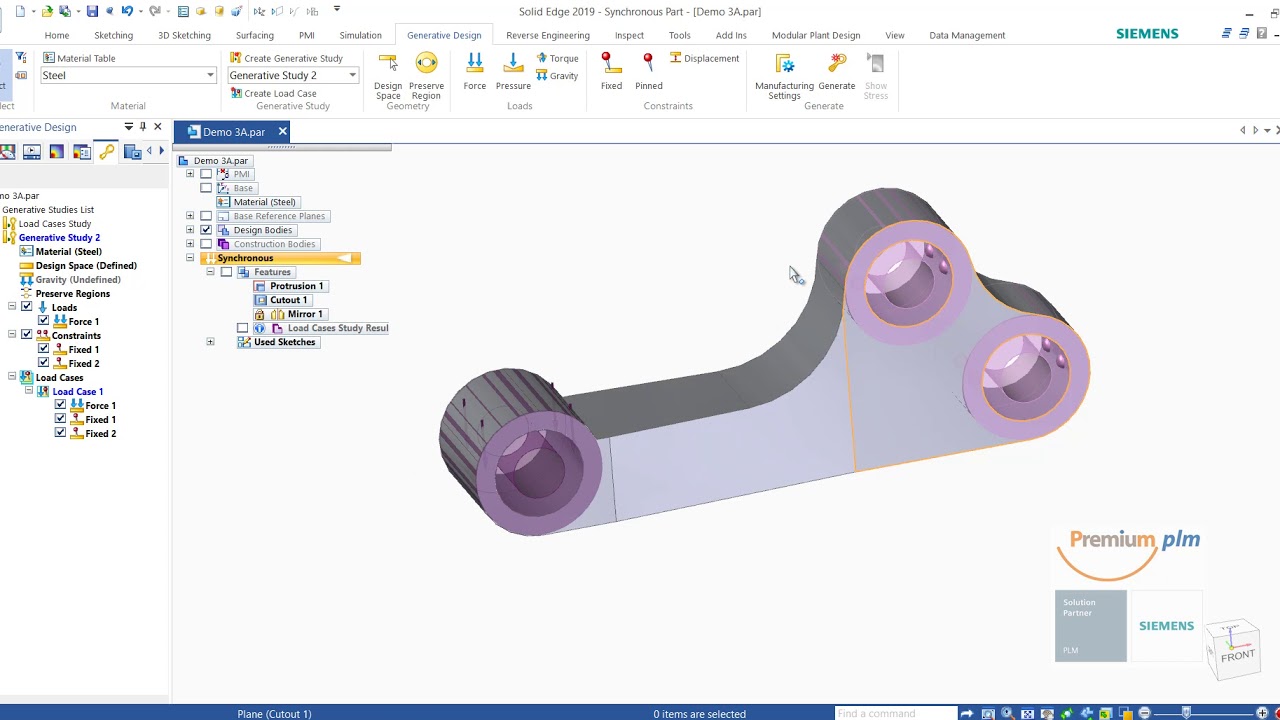 Solid Edge Trick Tip Generative Design 101 Youtube