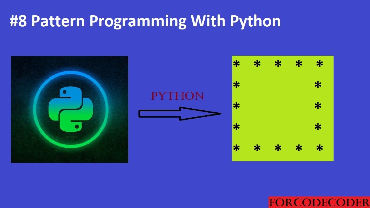 Printing Reverse Number Pattern In Python Pattern Programming With
