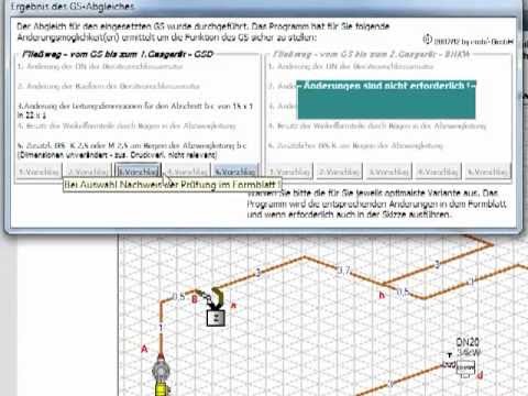 Dimensionierung Nach Trgi 2008 Rohrdimgs Version 3 3 Youtube