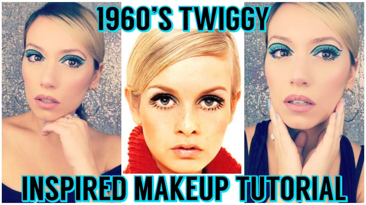 1960 S Twiggy Makeup Tutorial Youtube