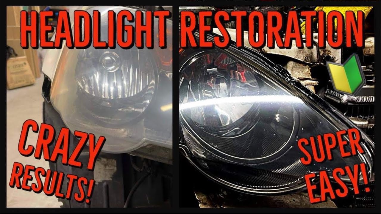 Headlight Restoration Correctly Youtube