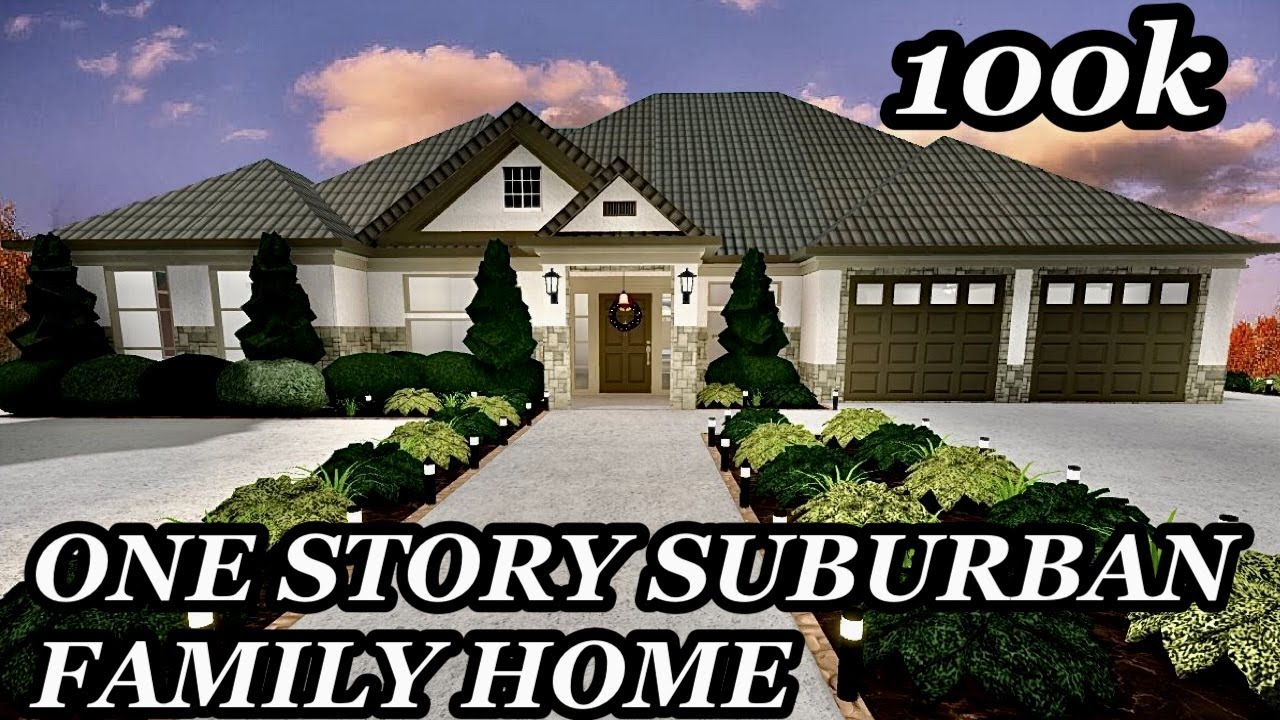 100k Aesthetic Bloxburg House Ideas One Story Step By Step Infoupdate Org
