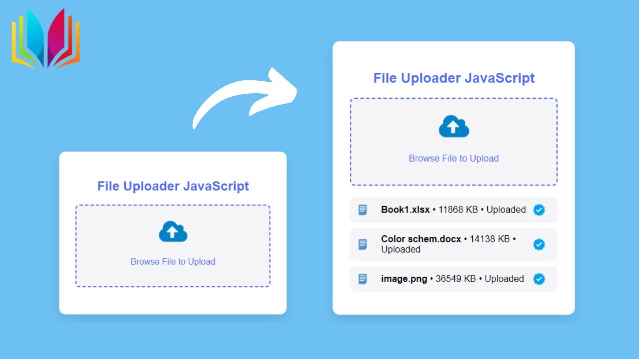 How To Create Multiple File Uploader Using Html Css Javascript File