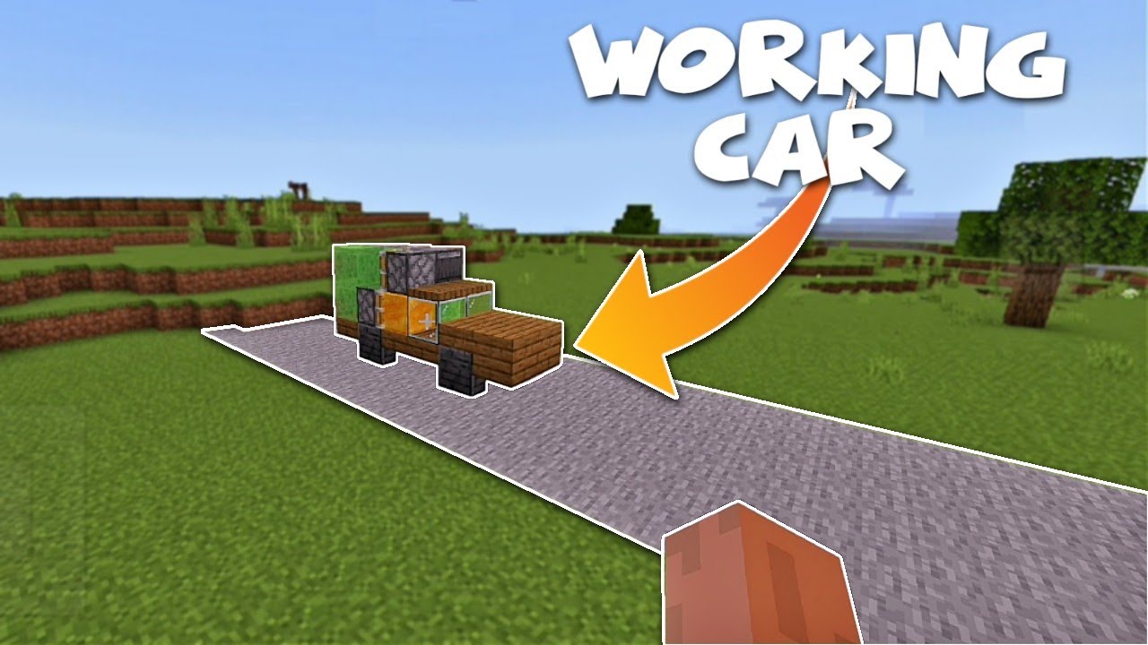 How To Build Working Car In Minecraft Youtube