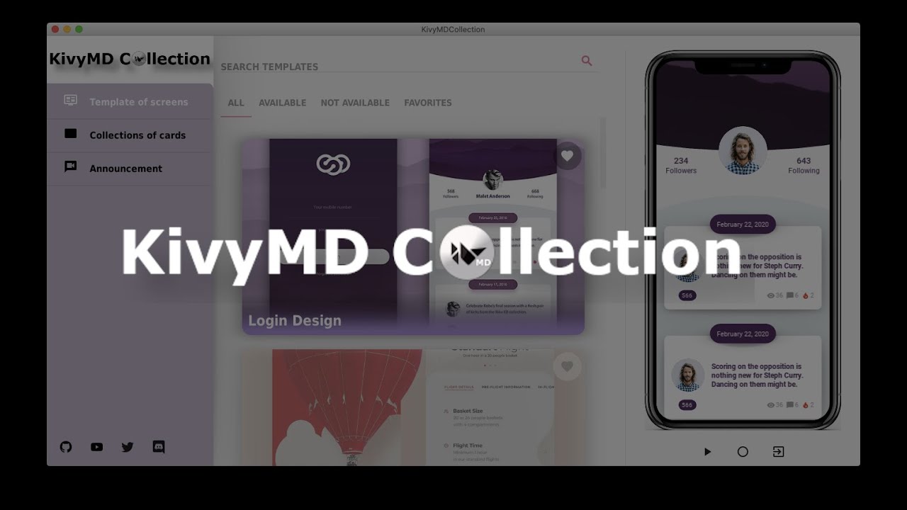 Kivymd Collection Youtube
