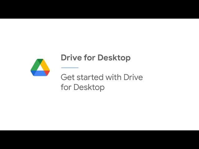 Google Drive Getting Started