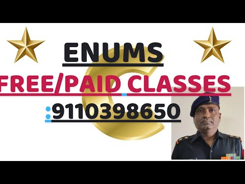 C Enums Youtube