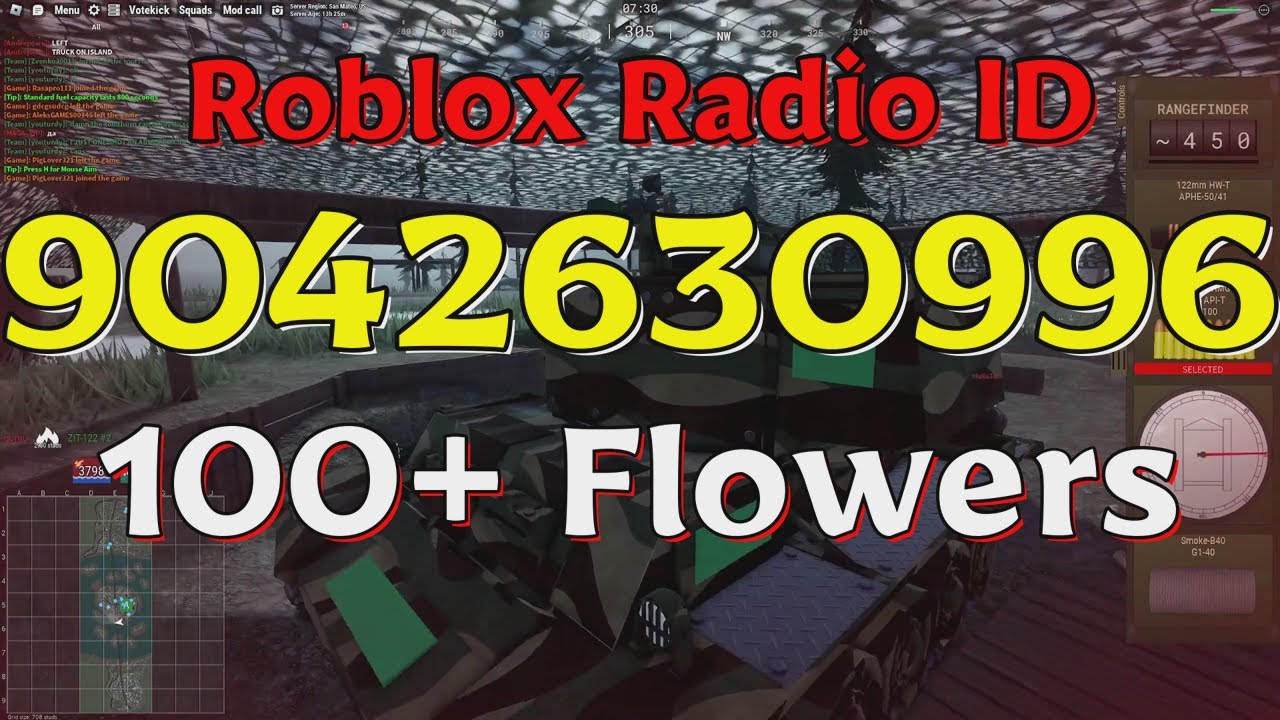 Flowers Roblox Radio Codes Ids Youtube