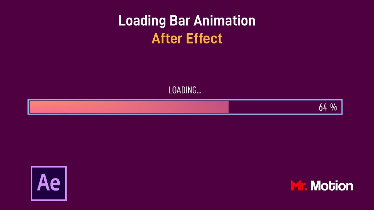 Loading Infographics Animation Tutorial Loading Bar Infographics
