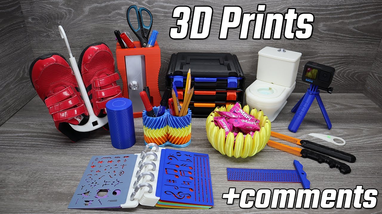 12 Useful 3d Prints 3d Printing Ideas Youtube