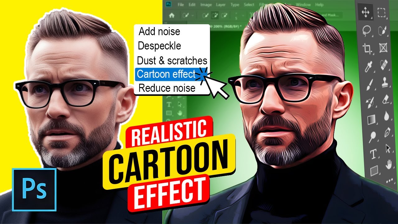 How To Turn Photos Into Cartoon Effect In Photoshop Photoshop
