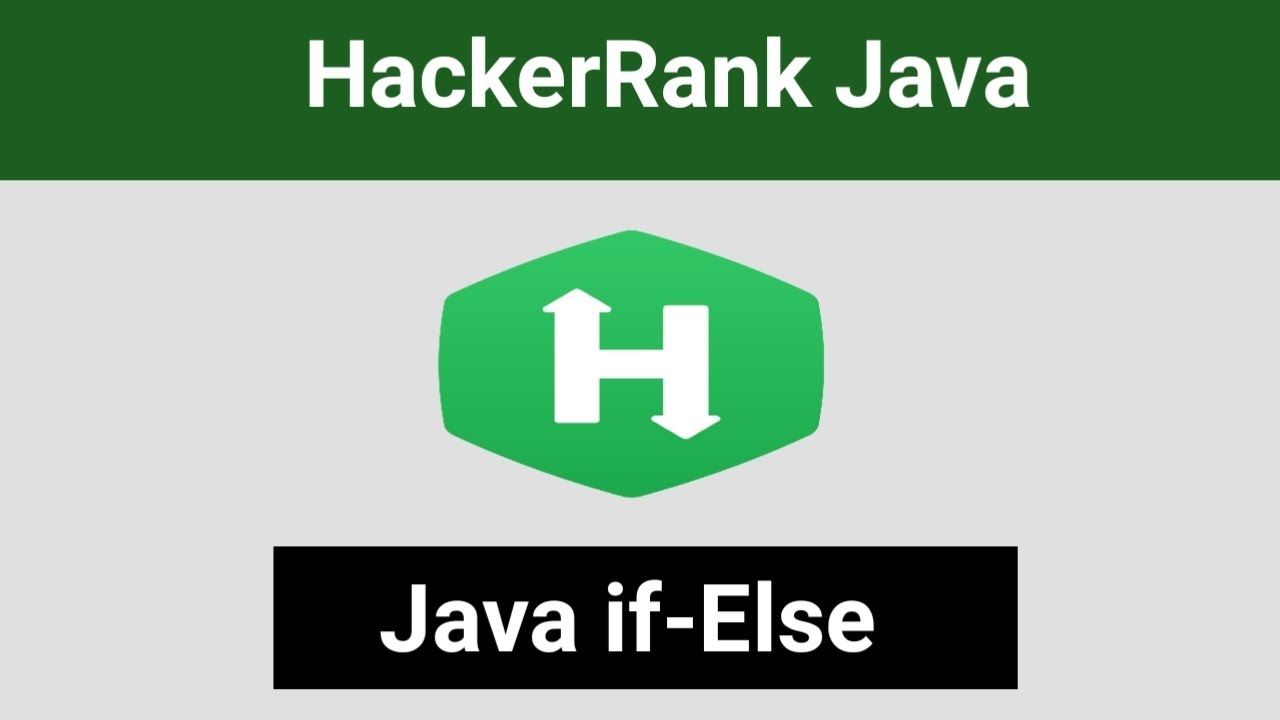 Java If Else Hackerrank Solution Youtube