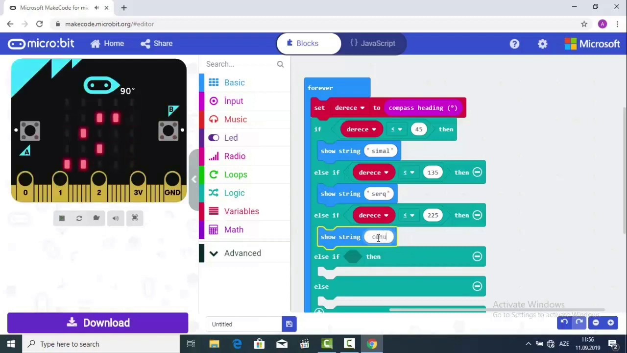 Mikrobit Kompas Micro Bit Compass Youtube