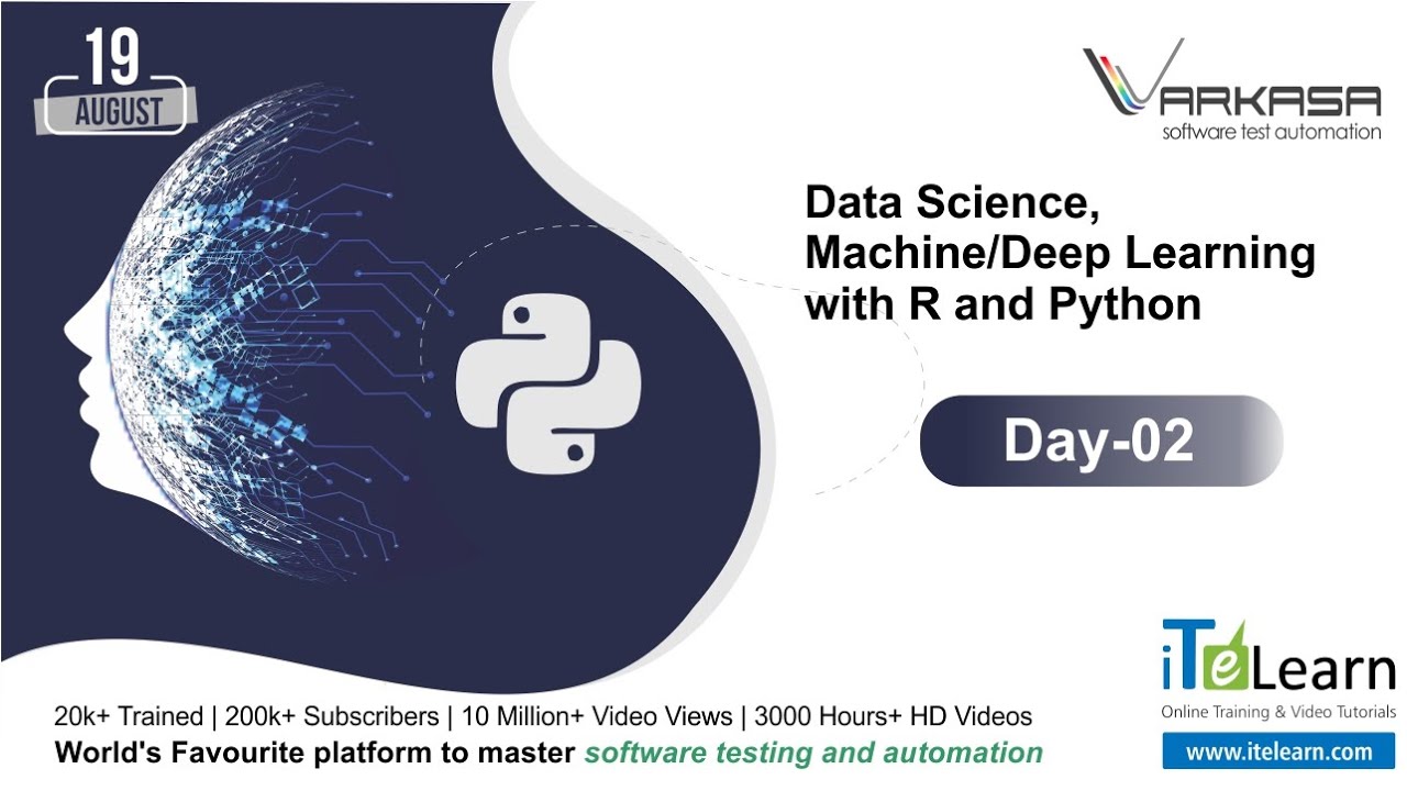 Day 02 Data Science Machine Deep Learning With R And Python Aug 19