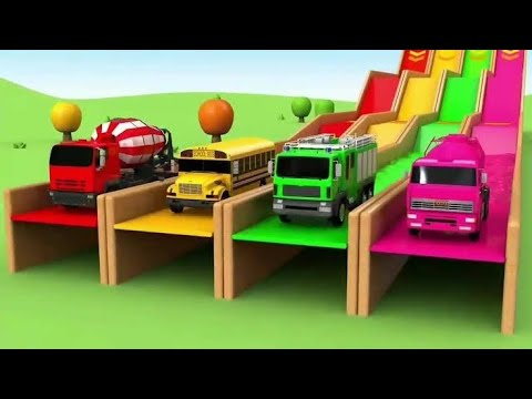 Vidio Anak Anak Terbaru Belajar Warna Dengan Animasi Mobil Mobilan