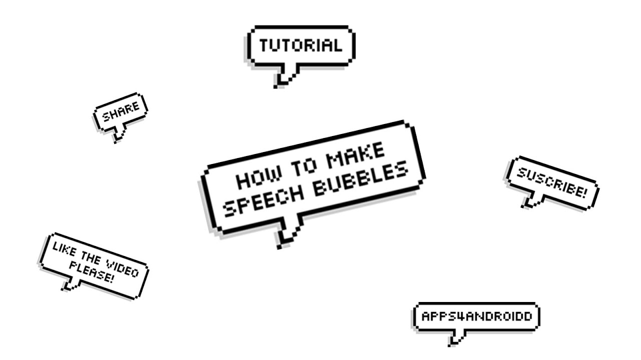 How To Create Speech Bubbles Apps4androidd Youtube