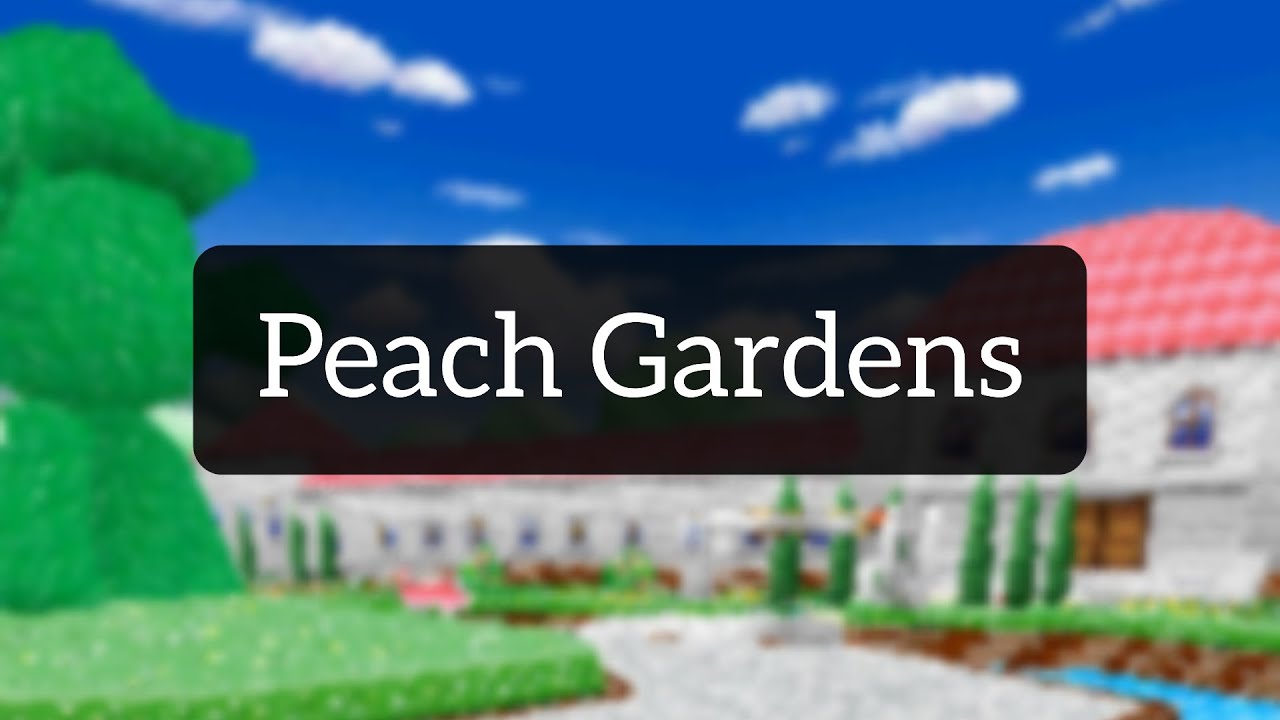 Peach Gardens Mario Kart Ds Remastered Youtube