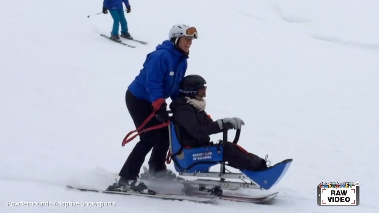 Sit Skiing At Big White Youtube