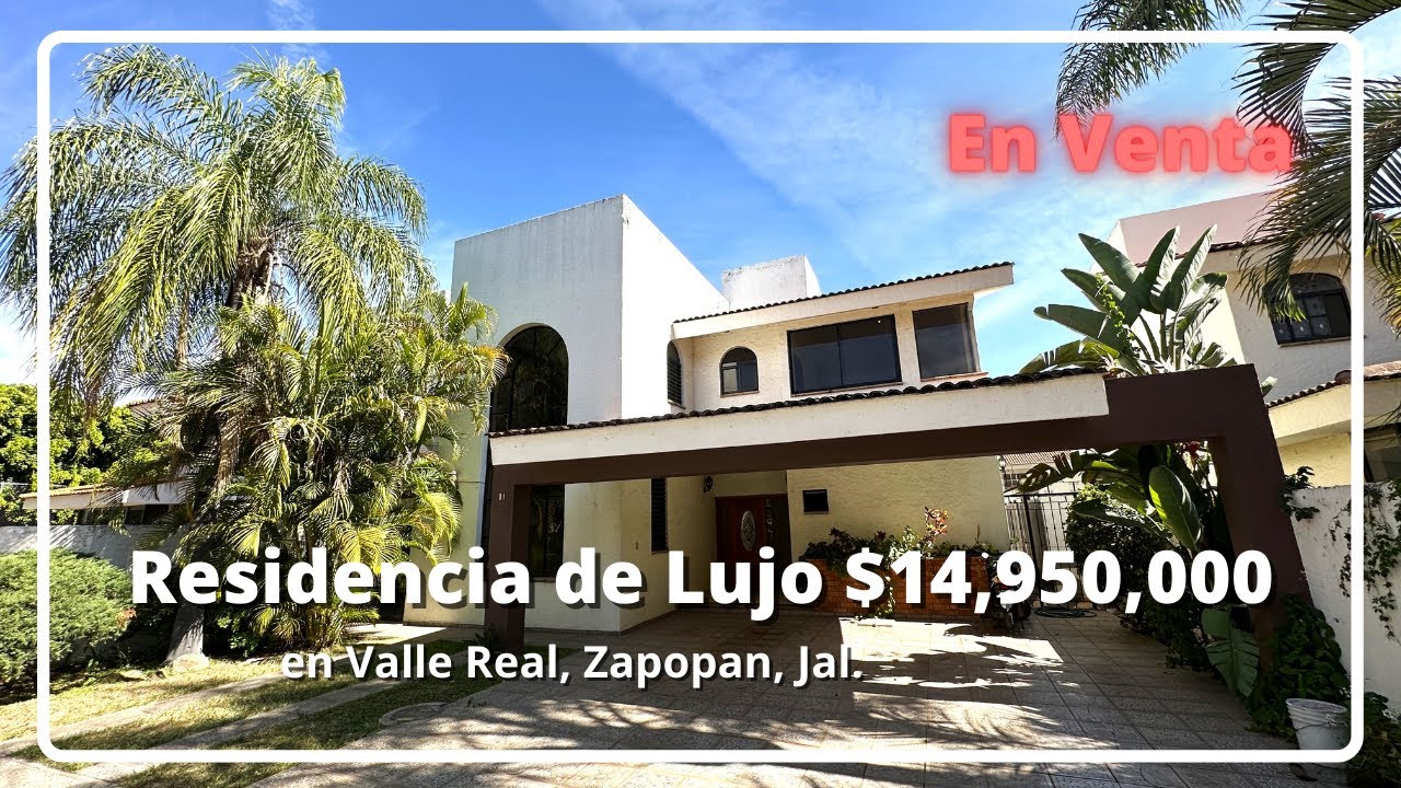 Espectacular Residencia De Lujo En Valle Real Zapopan Jalisco Youtube