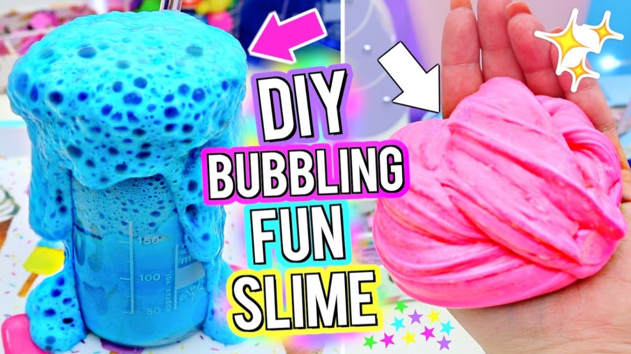 Diy Bubbling Slime How To Make The Most Fun Slime Ever Marissa