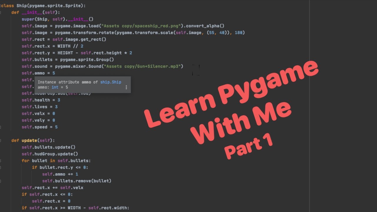 Learn Pygame With Me Part 1 A Tutorial For Beginners Youtube