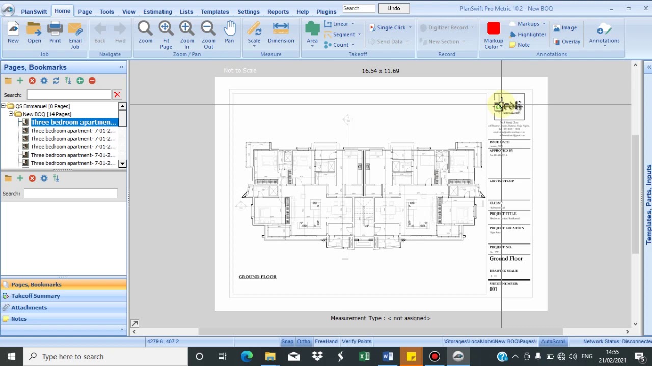 Basic Planswift Tools And Keys Youtube