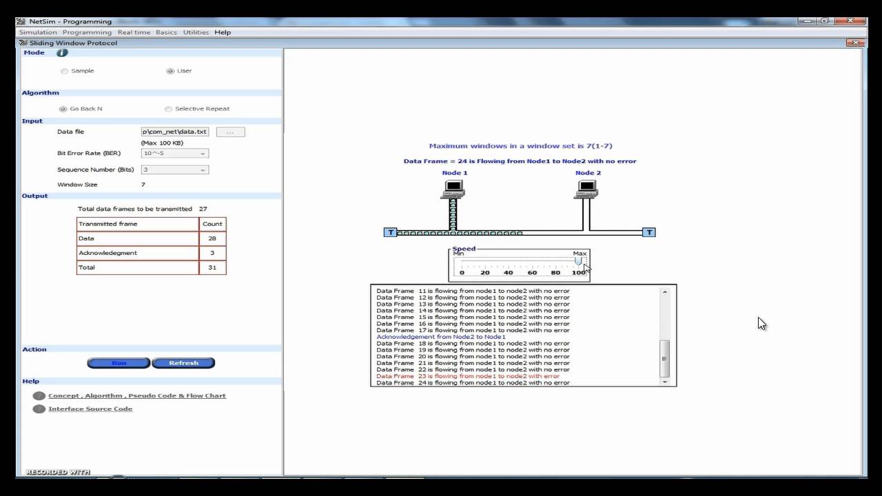 Sliding Window Protocol Java Program Easysiteincorporated
