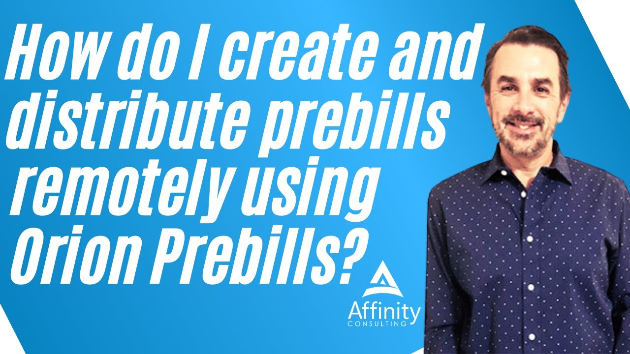 Working Remotely Orion Prebills Youtube