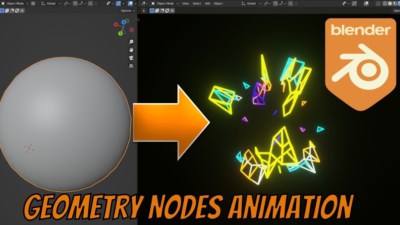 Satisfying Blender Geometry Nodes Animation Blender Tutorial Youtube