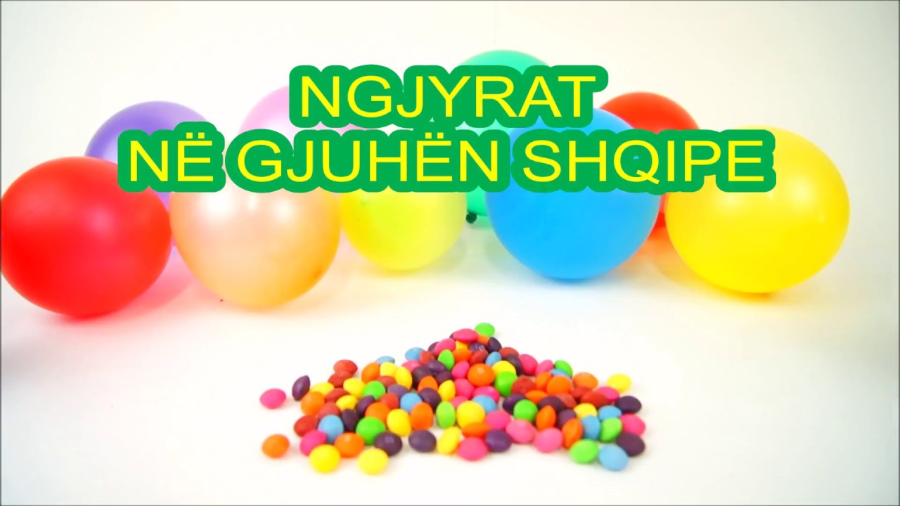 Ngjyrat Shqip Mëso Ngjyrat Në Gjuhën Shqipe Video Për Fëmijë Youtube