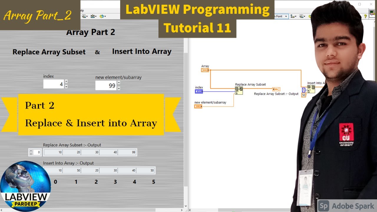 Labview Labview Replace Array Insert Array Labview Programming