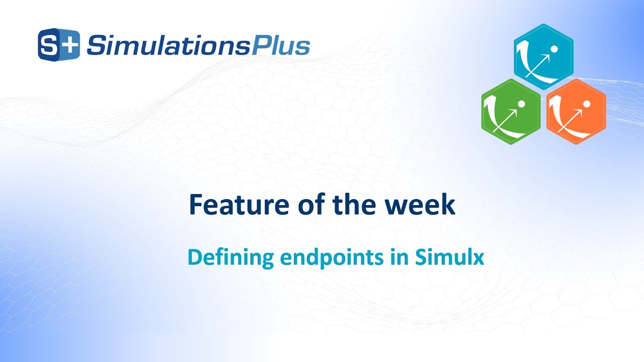 Feature Of The Week 158 Calculating Endpoints In Simulx Youtube